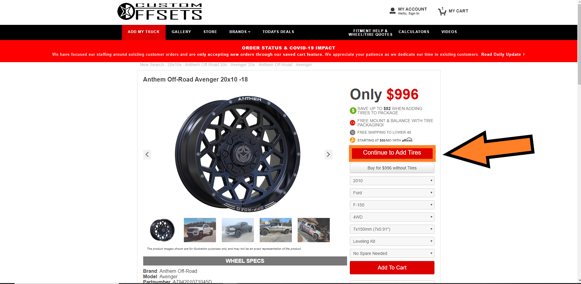 How to Save your Cart | Custom Offsets